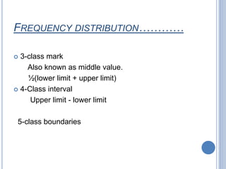 Frequency distribution1 | PPT