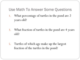 Activity- Frequency Distribution- Turtles | PPT