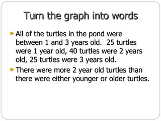 Activity- Frequency Distribution- Turtles | PPT