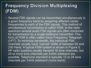 Frequency division multiplexing (fdm) | PPTX