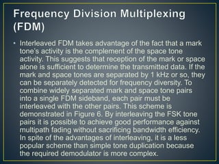 Frequency division multiplexing (fdm) | PPTX