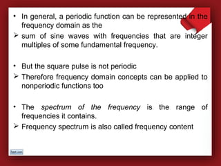 Frequency domain | PPT