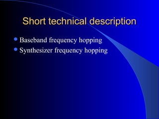 Frequency hopping rohit | PPT