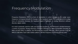Frequency modulation | PPTX