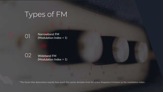 Frequency modulation | PPTX | Dance and Electronic Music | Music