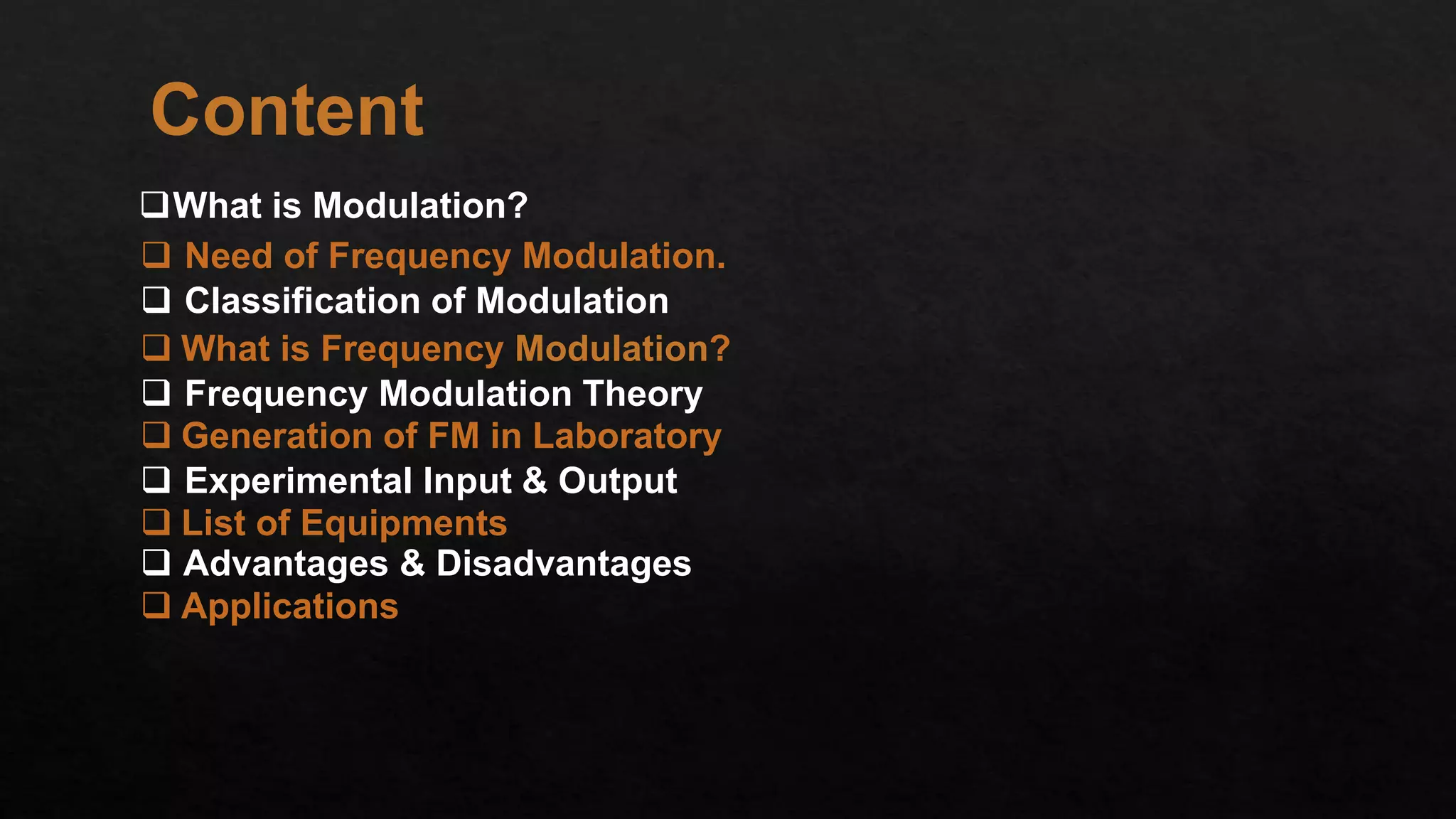 Frequency modulation | PPTX