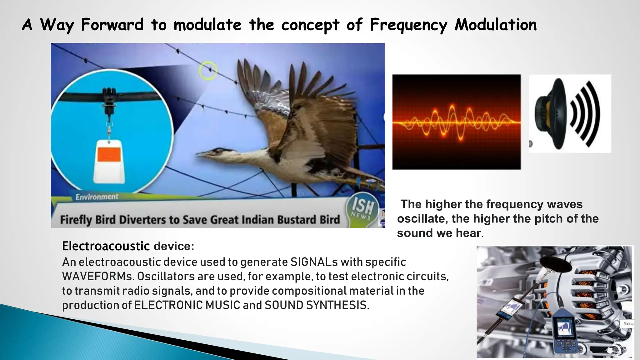 Study of Frequency Modulation of waves and its application | PPT