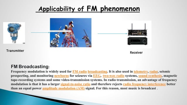 Study of Frequency Modulation of waves and its application | PPT
