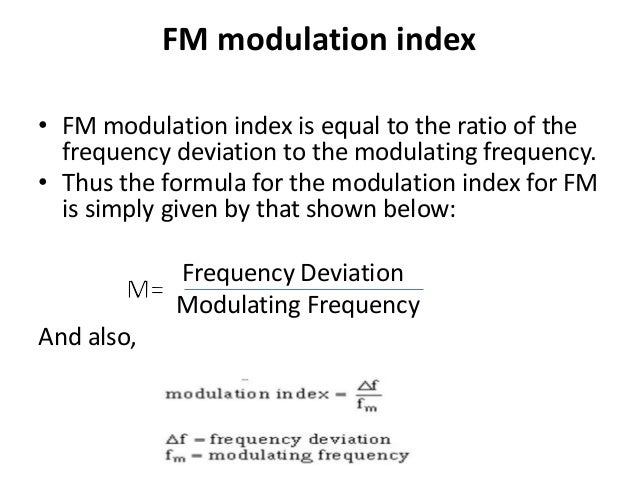 Frequency modulation and its application Frequency modulation and its application