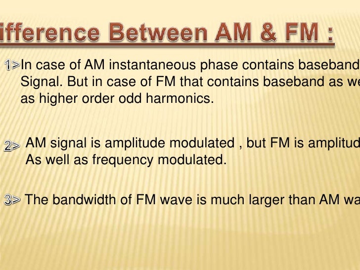 Frequency Modulation In Data Transmission