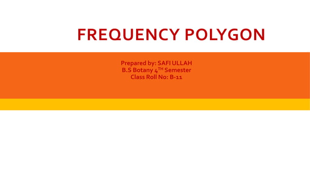 What is Frequency polygon | PPT
