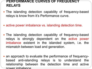 Performance, Modelling & Simulation of Frequency Relays for Distributed ...