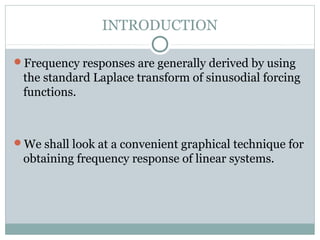 Frequency Response Analysis and Bode Diagrams for First Order Systems | PPT