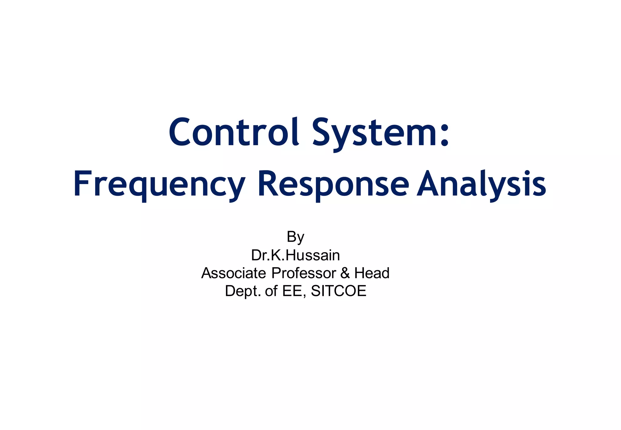 Frequency Response Analysis | PDF