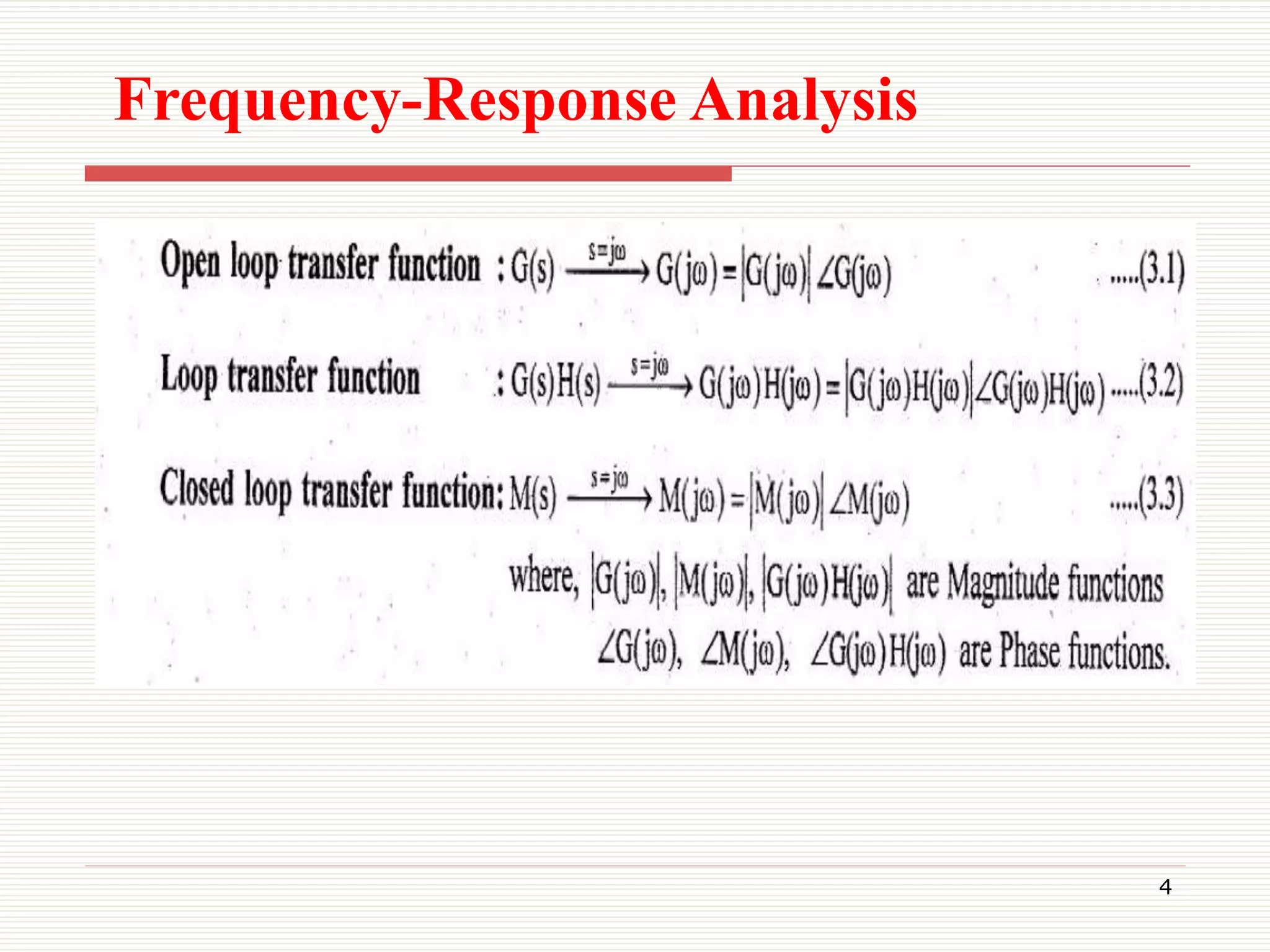 Frequency response analysis | PPT Frequency response analysis | PPT