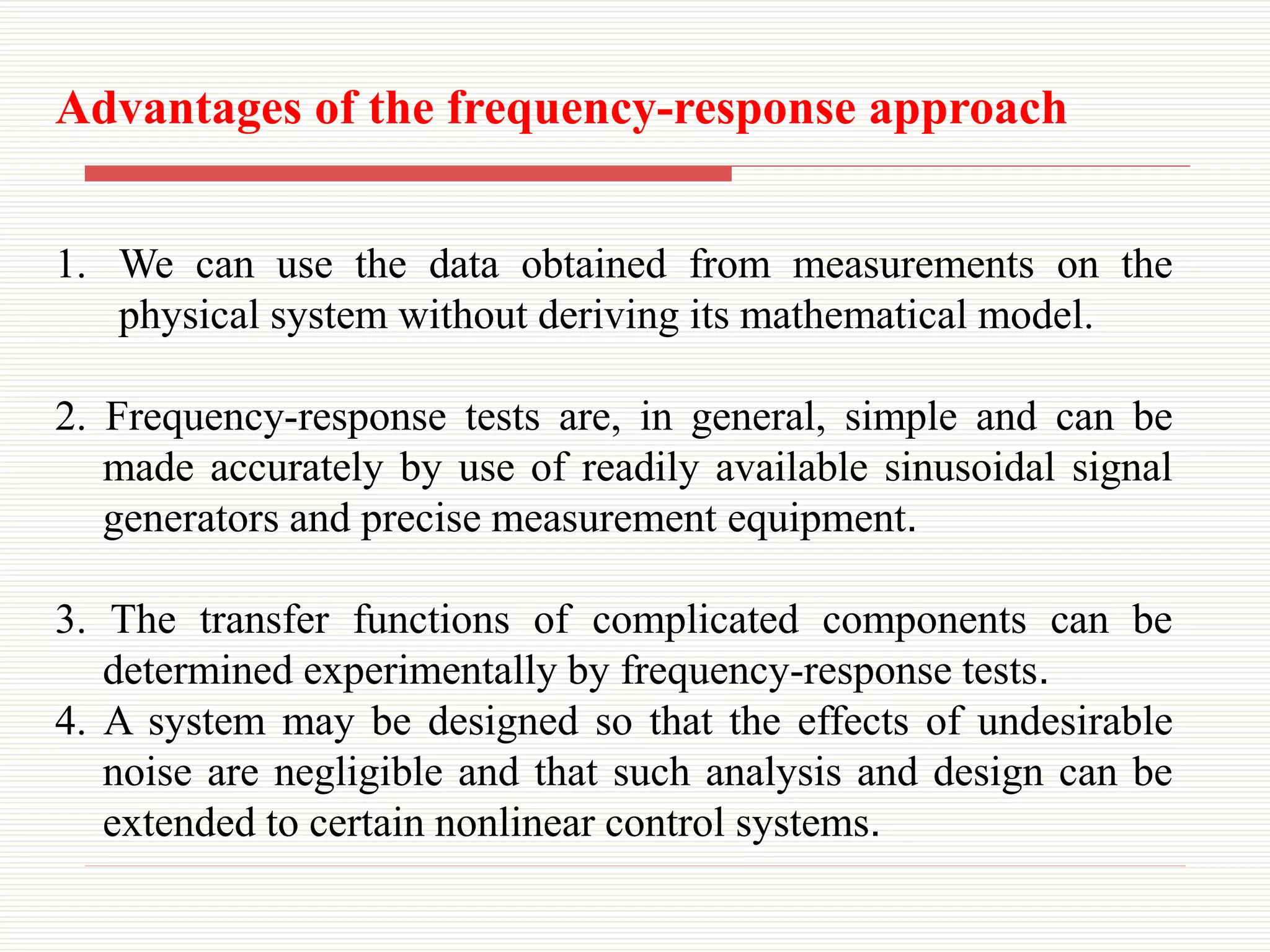 Frequency response analysis | PPT