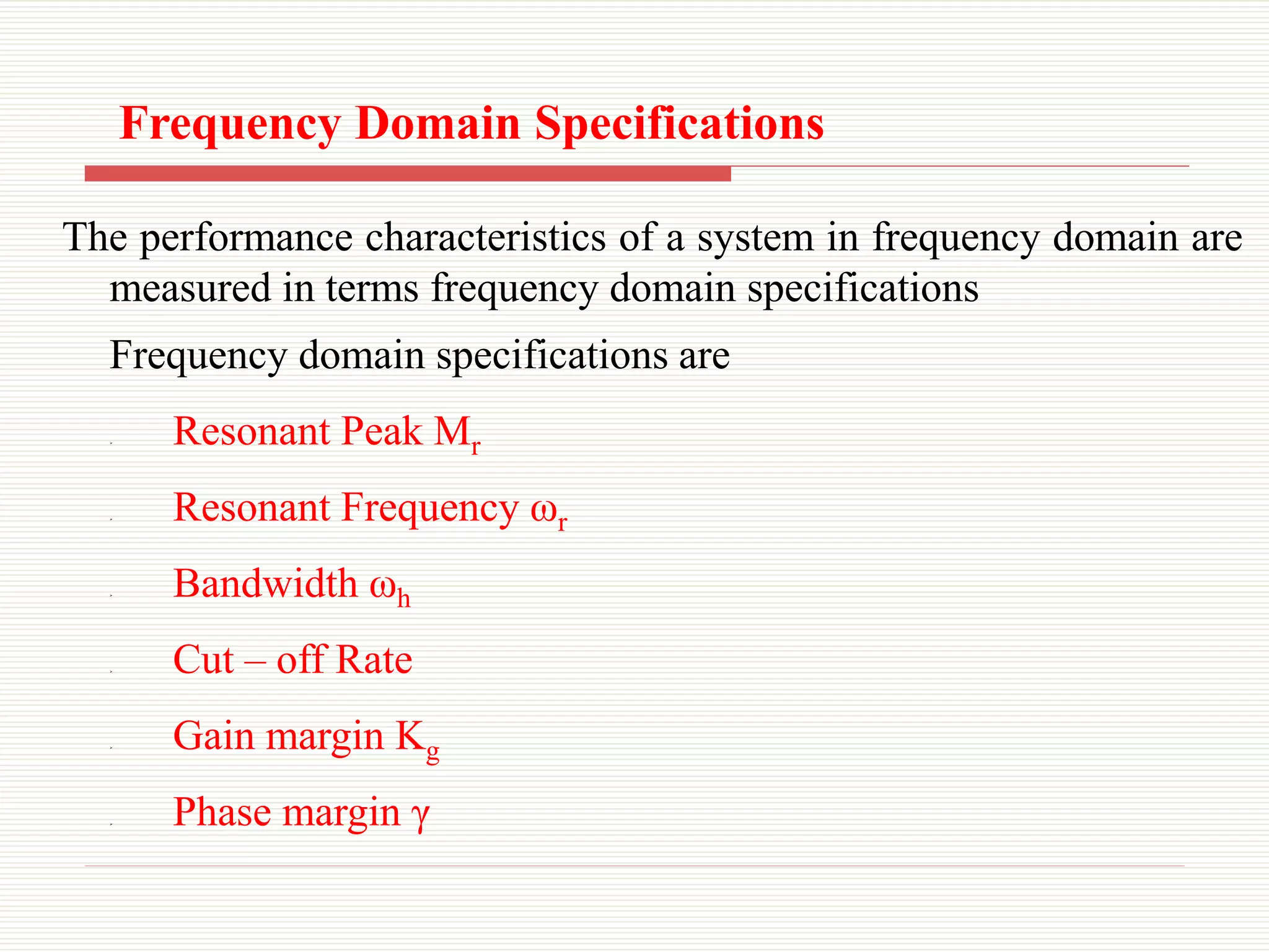 Frequency response analysis | PPT
