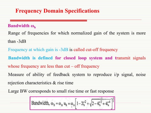 Frequency response analysis | PPT | Technology & Computing