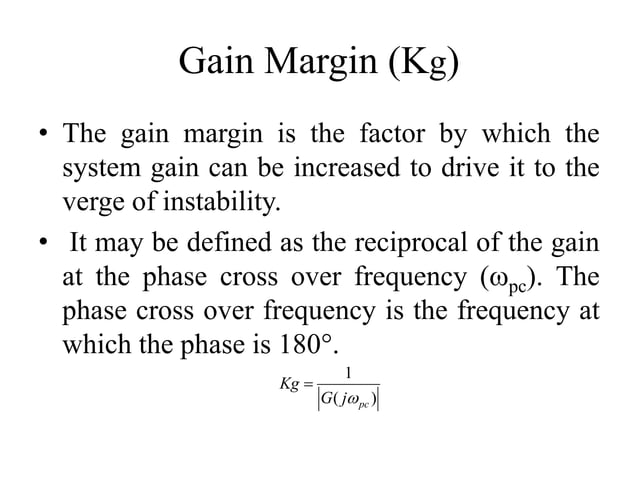 Frequency Response Analysis,domain specification, bode and polar plot | PPT