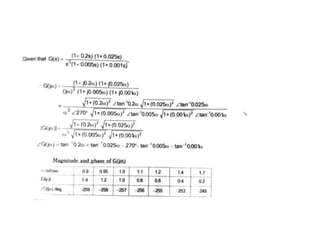 Frequency Response Analysis,domain specification, bode and polar plot | PPT