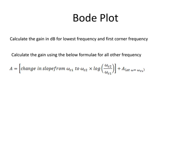 Frequency Response Analysis,domain specification, bode and polar plot | PPT