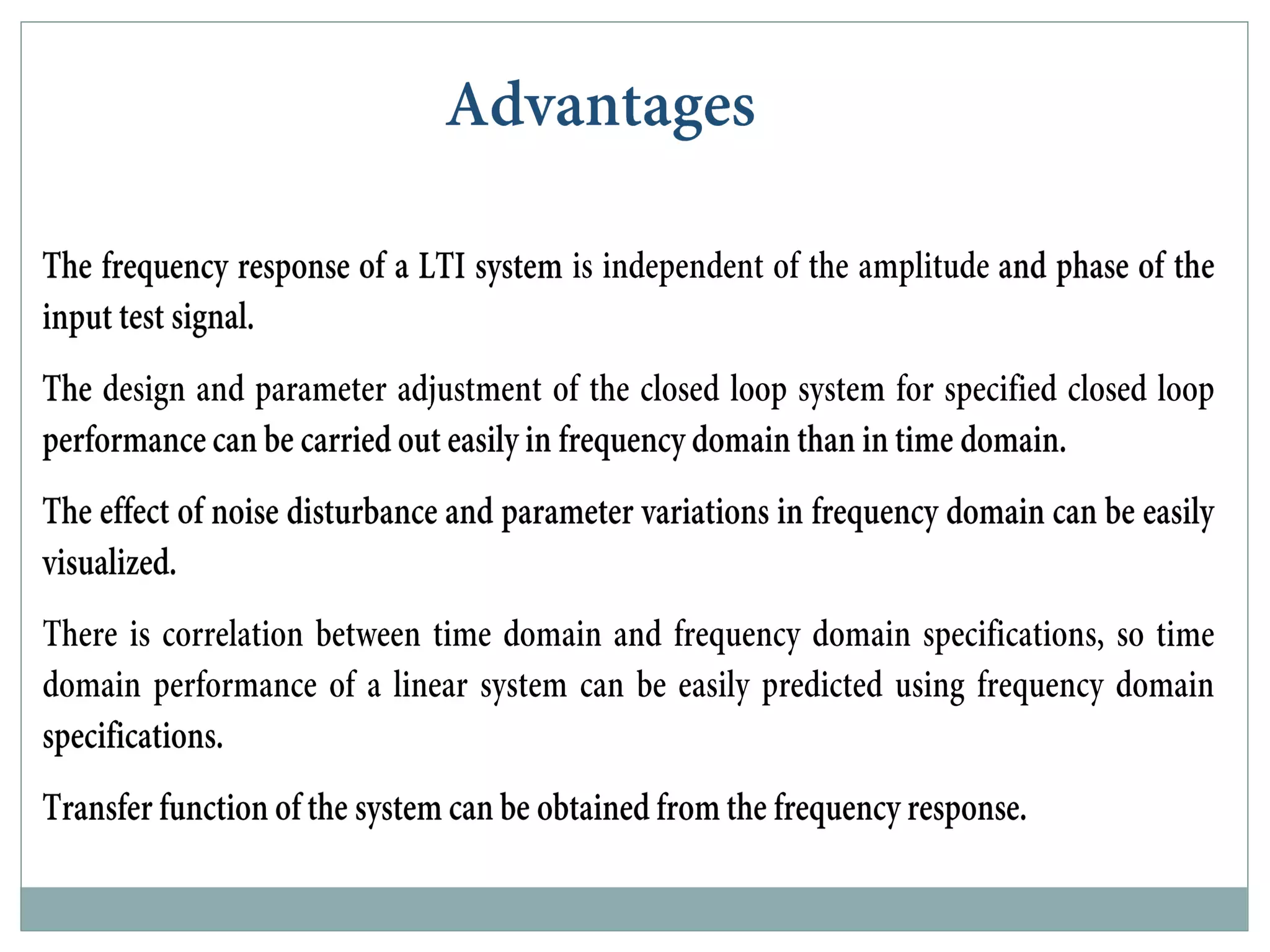 Frequency response analysis I | PDF