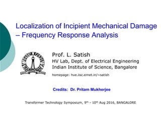Frequency Response Analysis by Prof Satish IISc | PPT