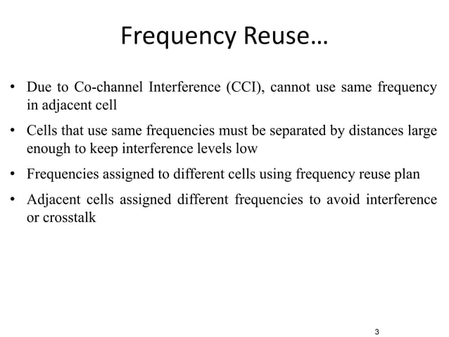 Frequency reuse | PDF | Computer Networking | Computing