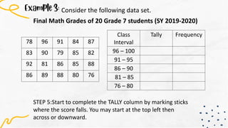 Mathematics 7 Frequency Distribution Table.pptx