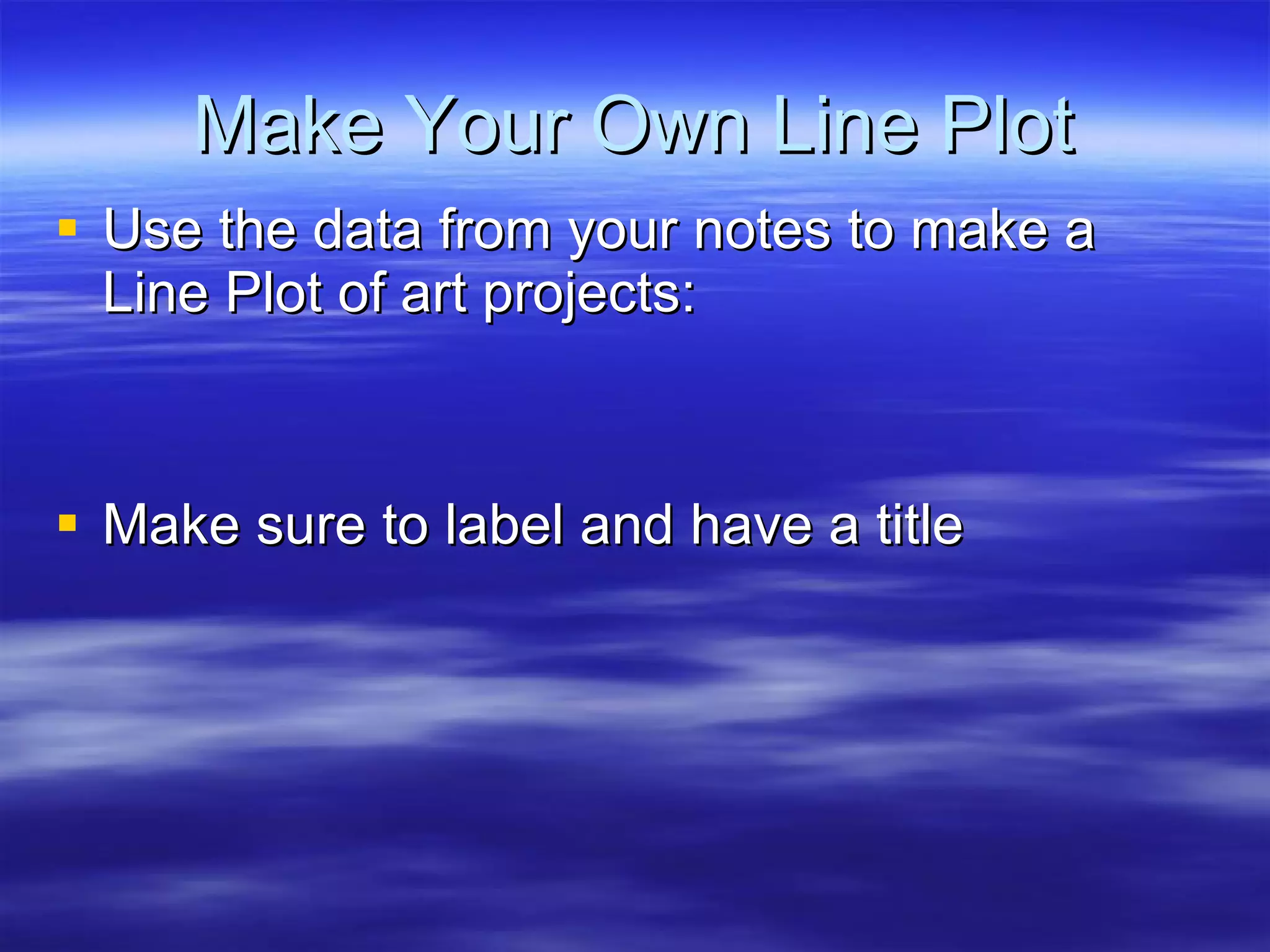 Frequency table and line plot | PPT