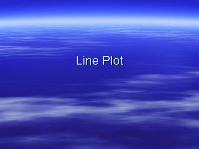 Frequency table and line plot | PPT
