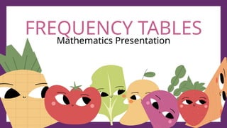 Frequency Table Data Mathematics Presentation.pptx
