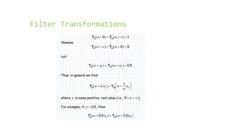Frequency transformation | PPTX