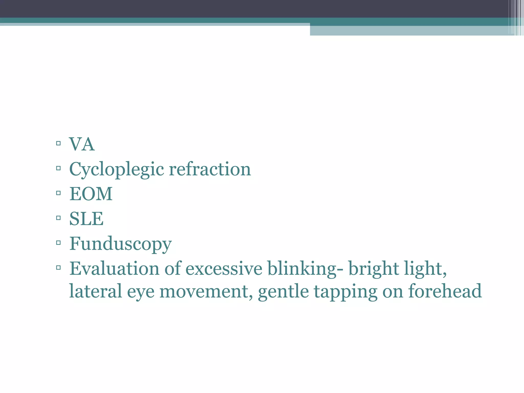 Frequent blinking in children | PPT