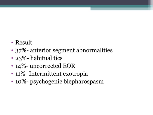 Frequent blinking in children | PPT