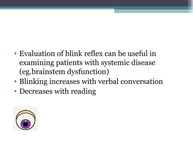 Frequent blinking in children | PPT