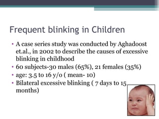 Excessive Blinking