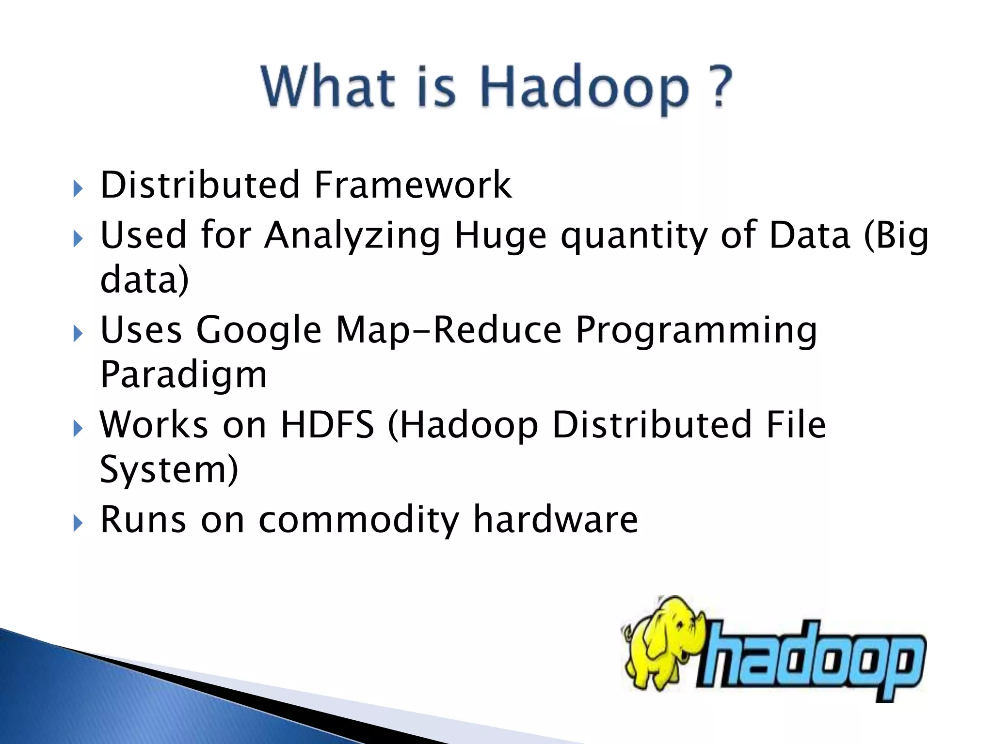 Frequent itemset mining_on_hadoop | PPT