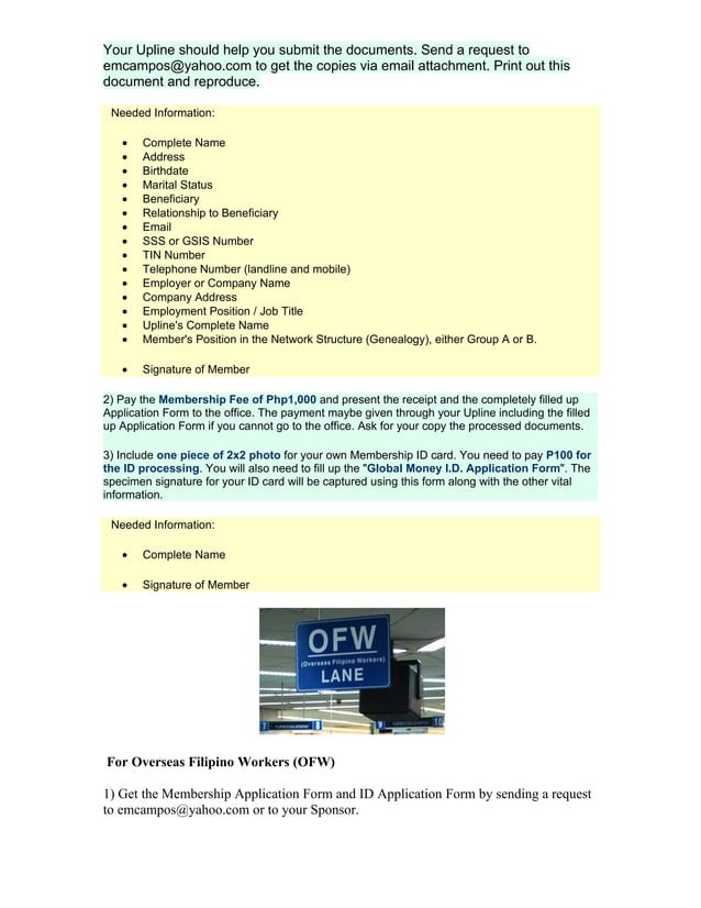 Global Money: FAQs | DOC