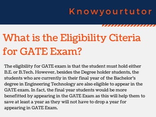 Frequently Asked Questions About Gate Exam | PPT
