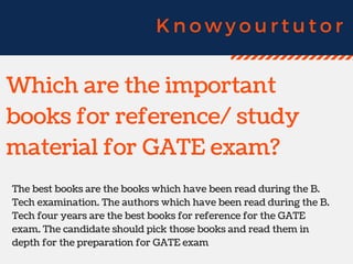 Frequently Asked Questions About Gate Exam | PPT