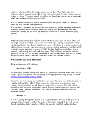 Frequently asked questions about learning management systems | DOCX