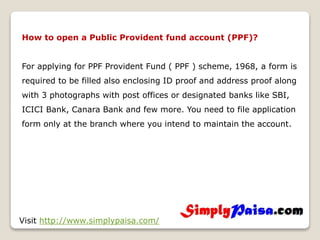 Frequently asked questions about ppf | PPT
