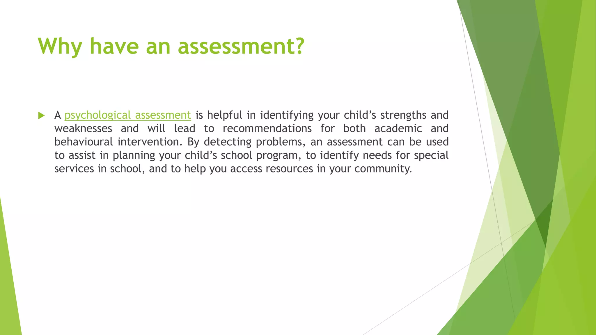 Frequently Asked Questions About Psychological Assessment | PPTX