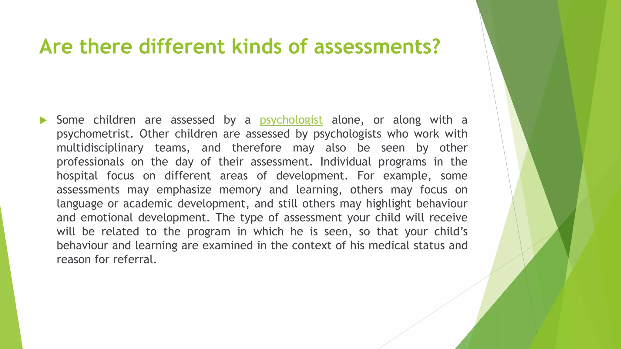 Frequently Asked Questions About Psychological Assessment | PPTX