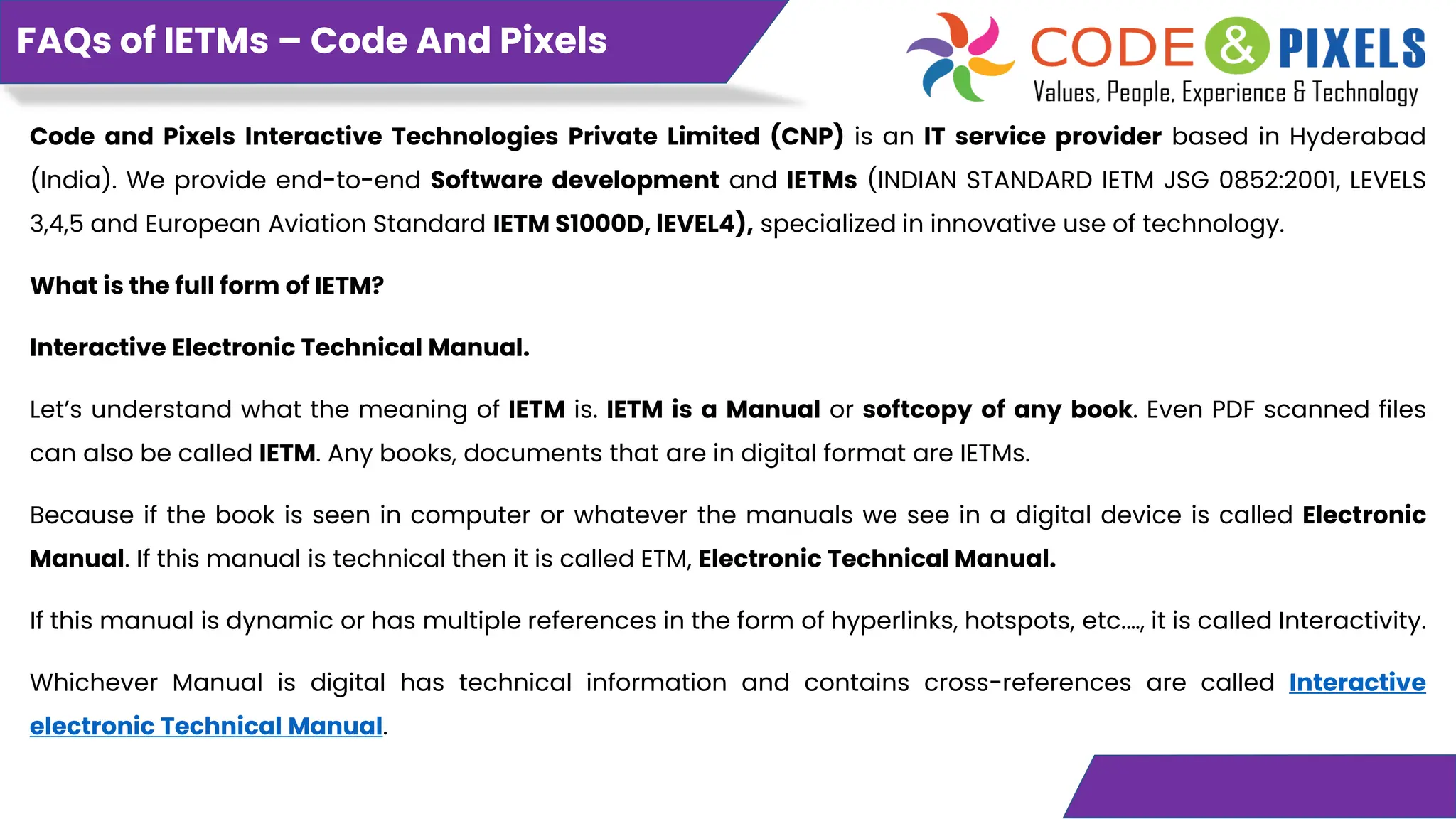 Frequently Asked Questions of IETMs – Code And Pixels | PDF | Desktop Publishing | Computer ...