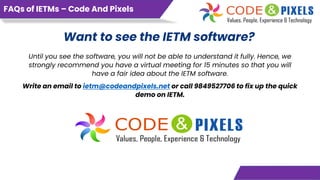 Frequently Asked Questions of IETMs – Code And Pixels | PDF | Desktop Publishing | Computer ...