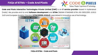 Frequently Asked Questions of IETMs – Code And Pixels | PDF