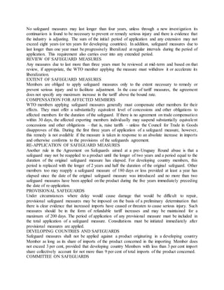 Frequently asked questions on safeguard | DOCX
