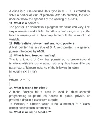 Frequently asked tcs technical interview questions and answers | PDF